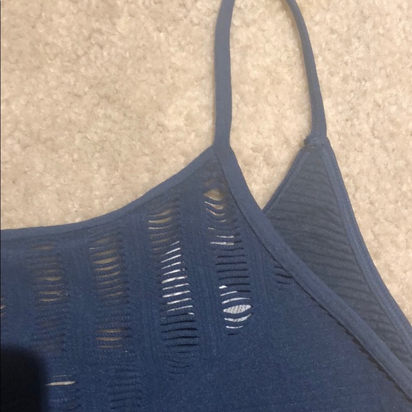 BCBG | Tops | Navy Blue Crop Top | Poshmark